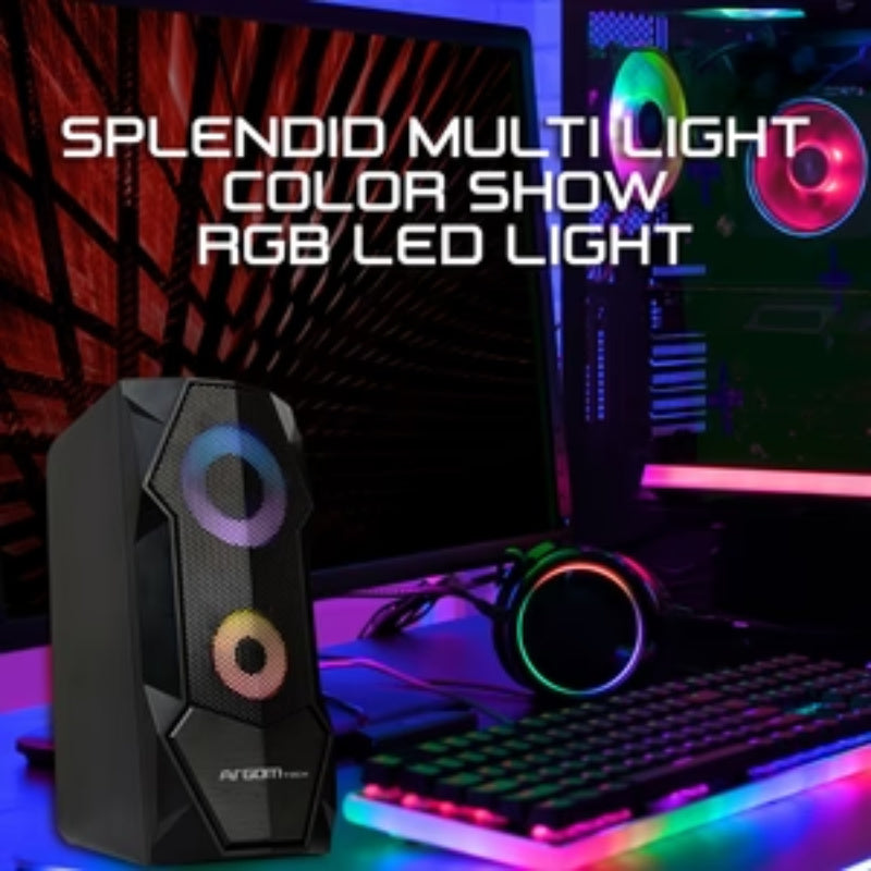 ARGOM TECH COMBAT GAMING S68 2.0CH MULTIMEDIA SPEAKERS